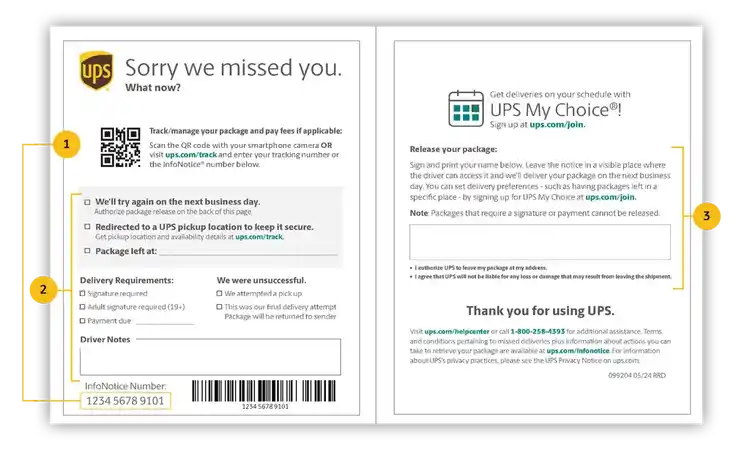 ups tracking number format example